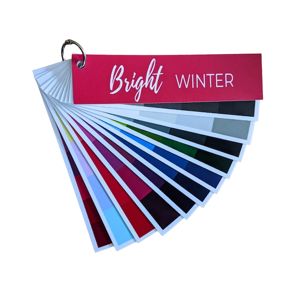 Winter Color Swatches - Etsy