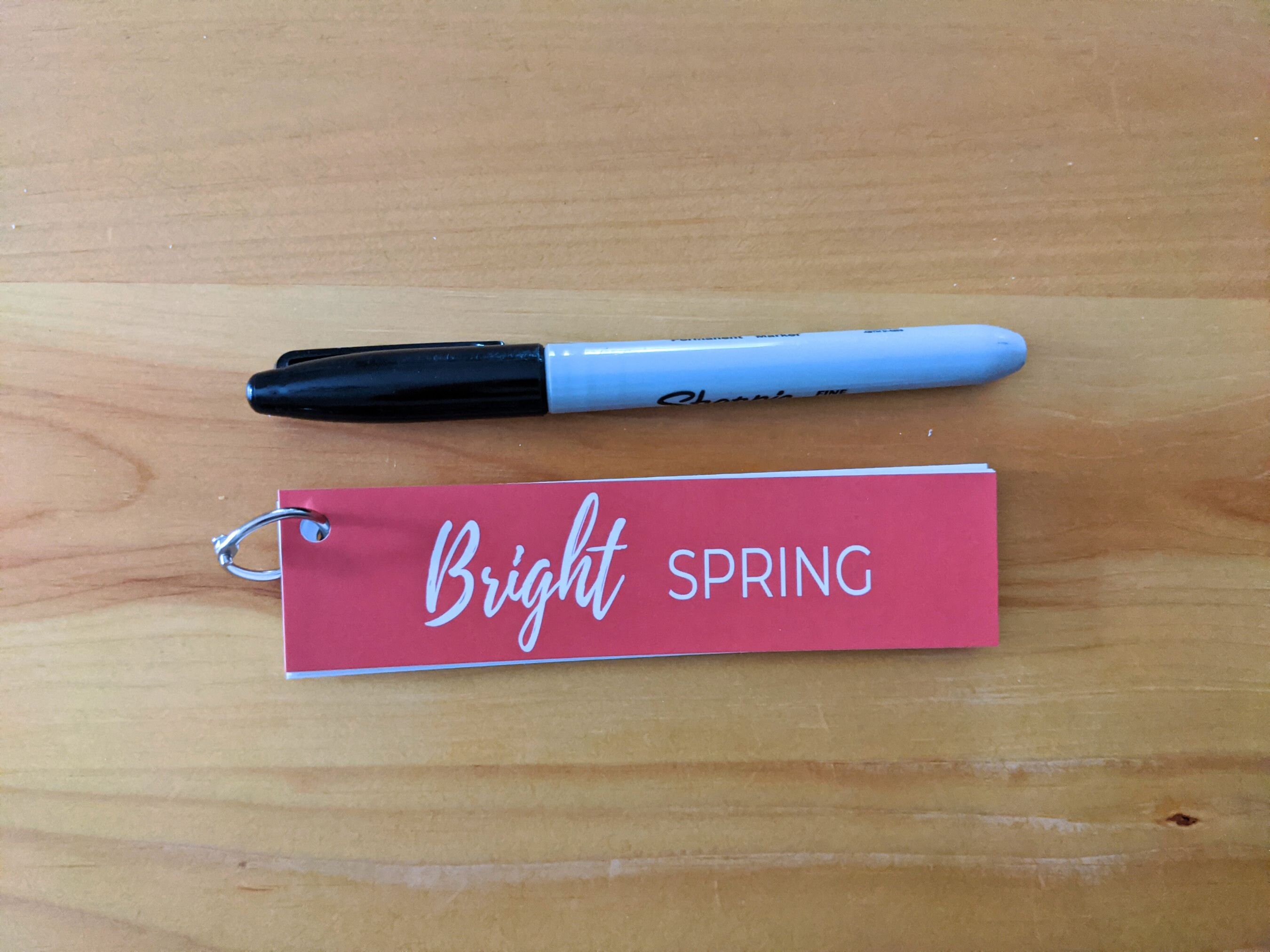 Bright Spring Color Palette Fan - Etsy