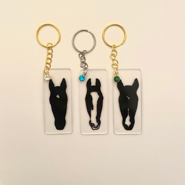 Horse Keychain - Etsy