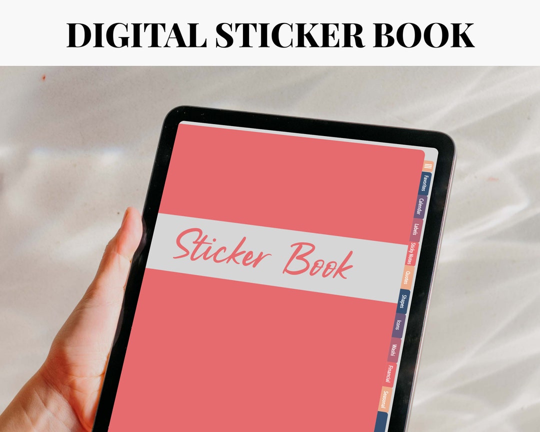 All the Stickers Digital Sticker Organizer, Empty Sticker Book ...