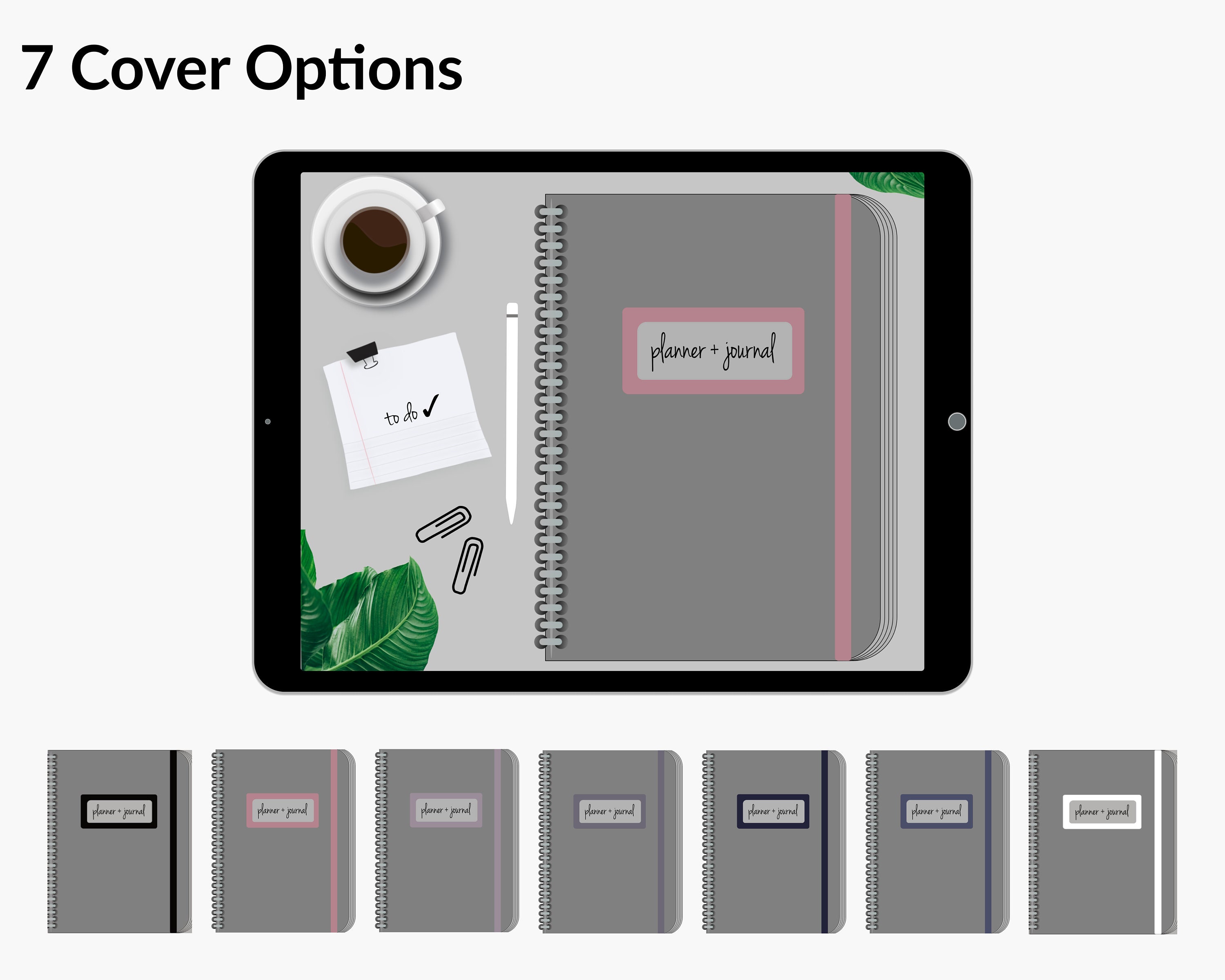 Undated Neutral Digital Planner, Daily Undated Planner Digital, Digital ...