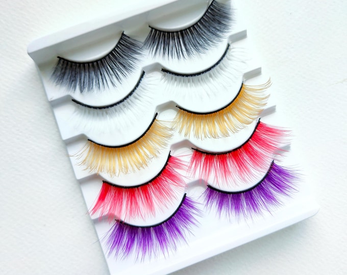 Mix Color Eyelashes for Doll. Eyelashes for Blythe OOAK ...
