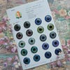 Blue Eyes for Blythe 14 Mm. Blythe Eyes Chips for Blythe. Colection ...