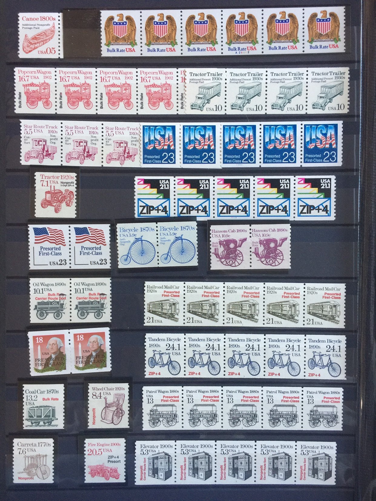 Vintage US Stamps: Presort, Bull Rate, and Non-profit - Etsy