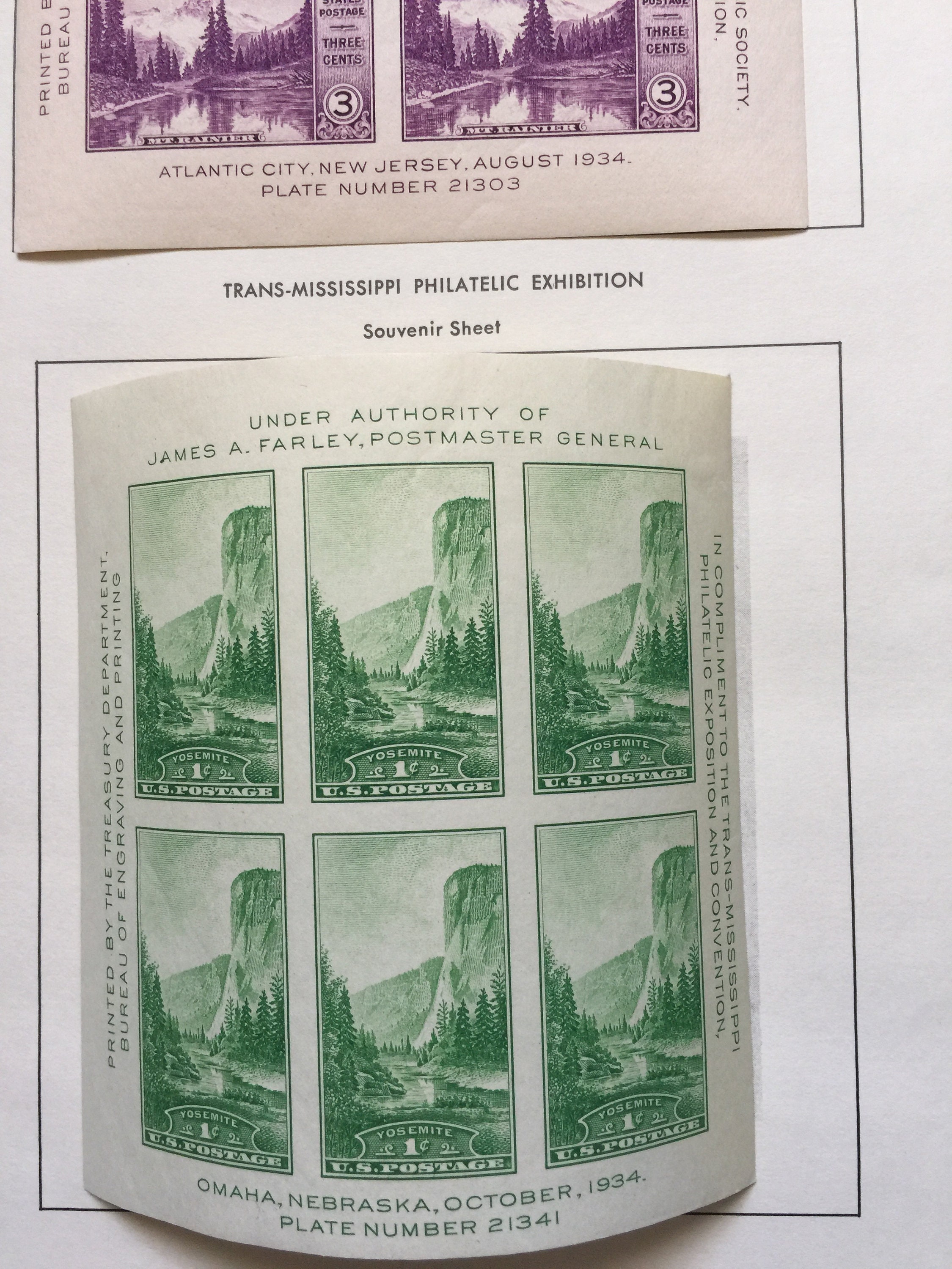 1934 1935 U.S. National Parks Issue stamps & sheets Mint | Etsy