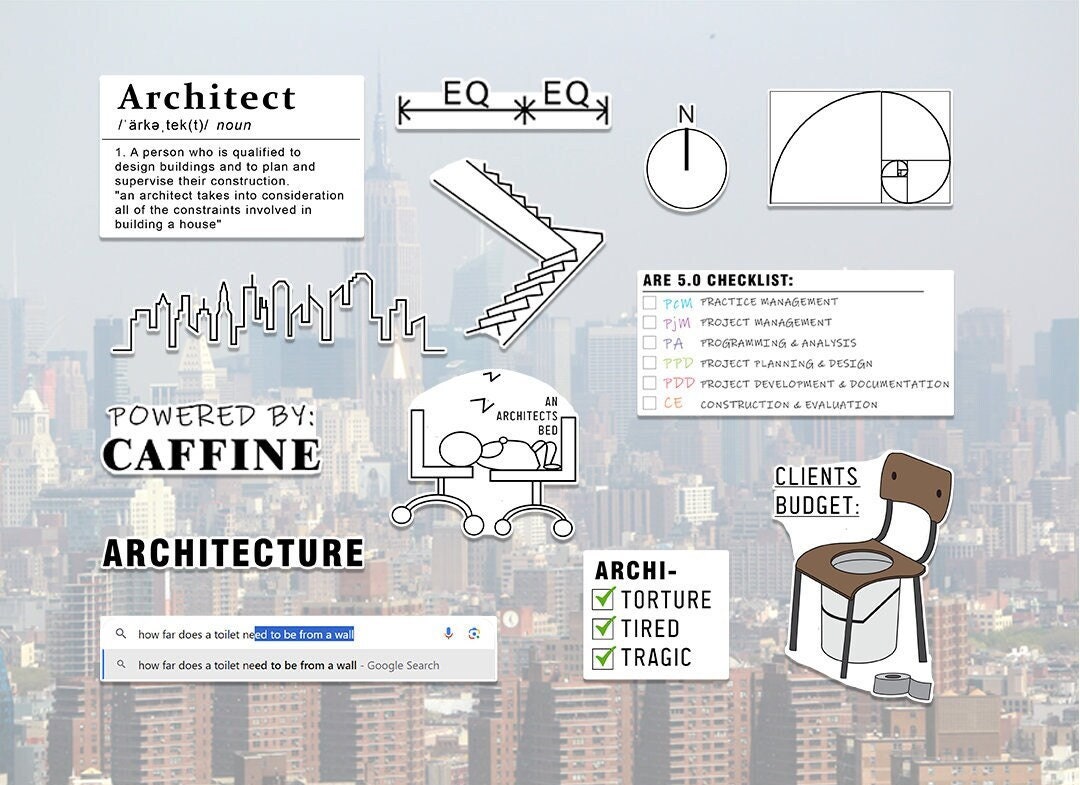 Architect's Stickers - Etsy