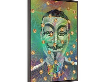 Satoshi Nakamoto Framed - Etsy