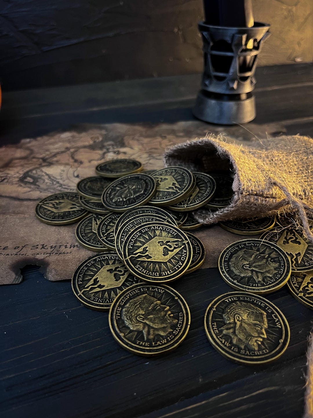 Skyrim, Septim Coins, the Elder Scrolls V, Money Pouch, Money From ...