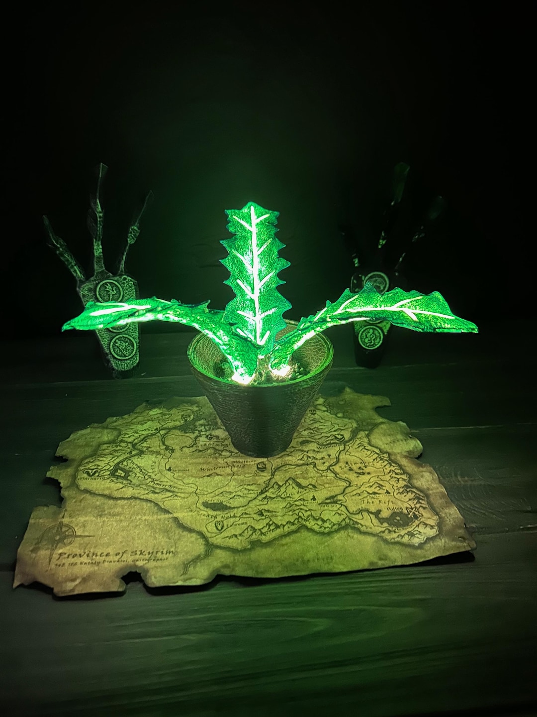 Nirnroot Figurine, Skyrim Inspired, Nirnroot Night Light, the Elder ...