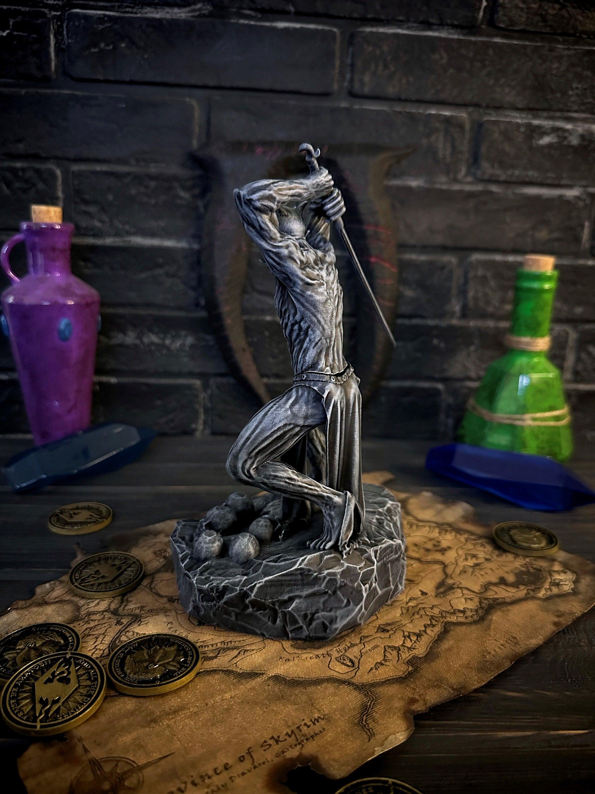 Skyrim Malacath Figurine, Daedric Prince Malak Statue, the Elder ...