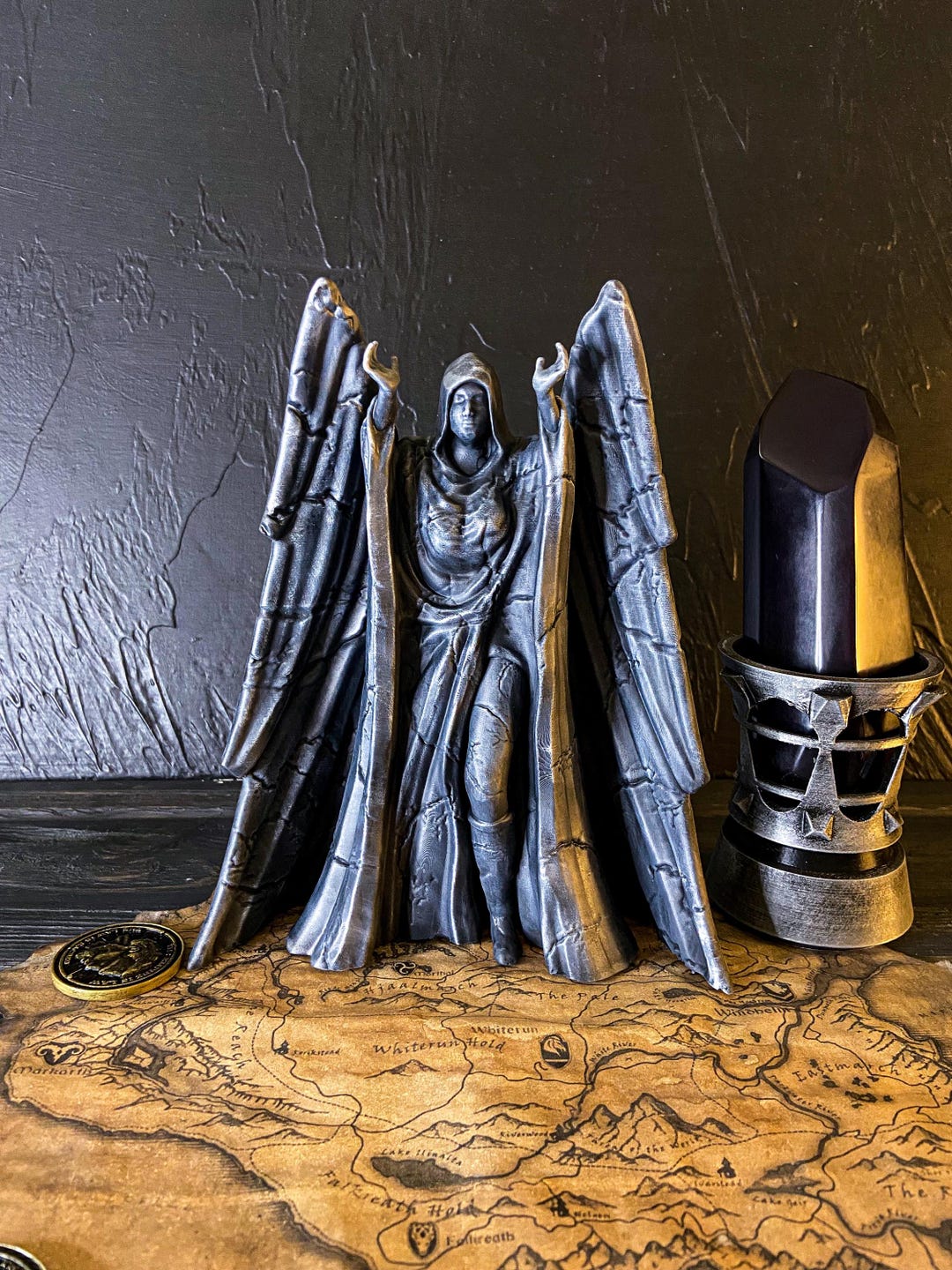 Meridia Figurine, Skyrim Inspired, the Elder Scrolls V, Home and Office ...