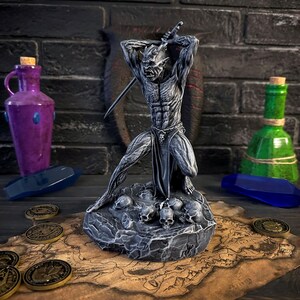 Skyrim Malacath Figurine, Daedric Prince Malak Statue, the Elder ...