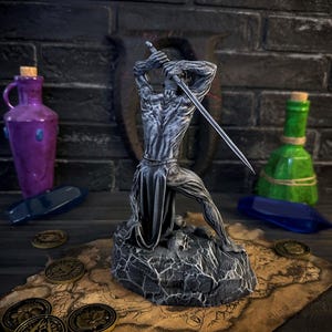 Skyrim Malacath Figurine, Daedric Prince Malak Statue, the Elder ...