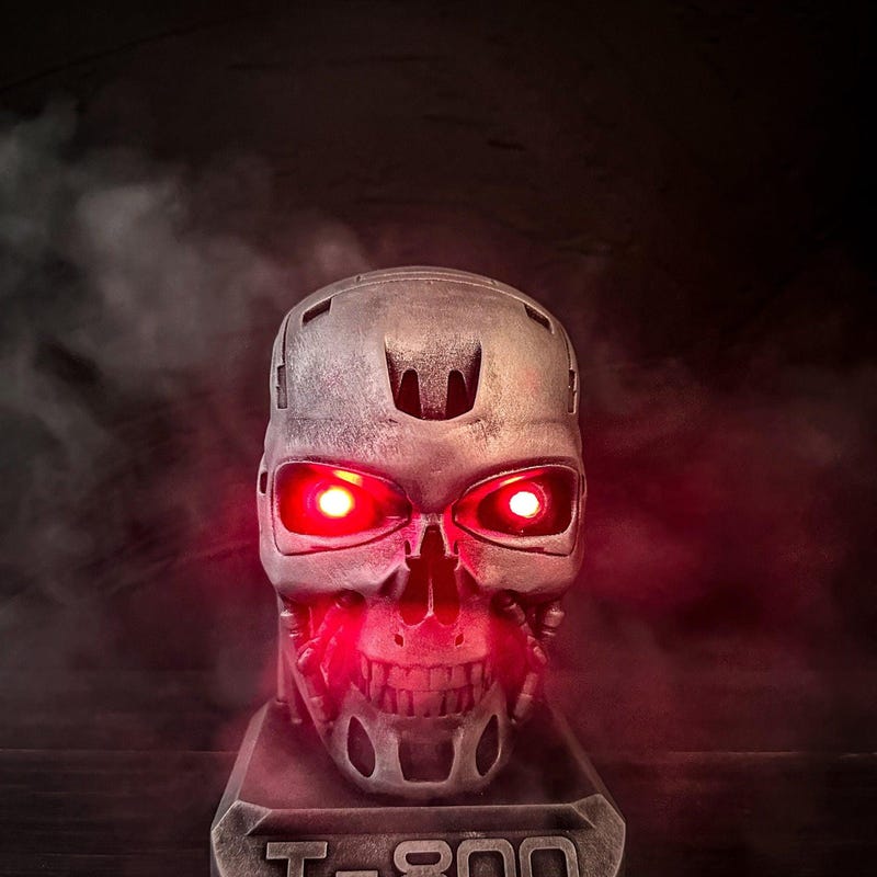 Terminator Skull - Etsy