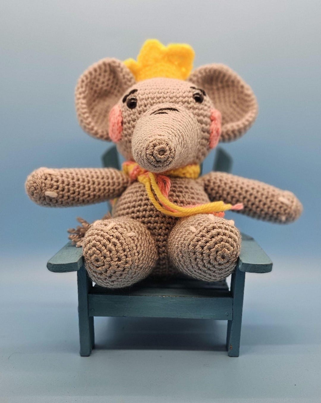 Snorky the Elephant Stuffy - Etsy