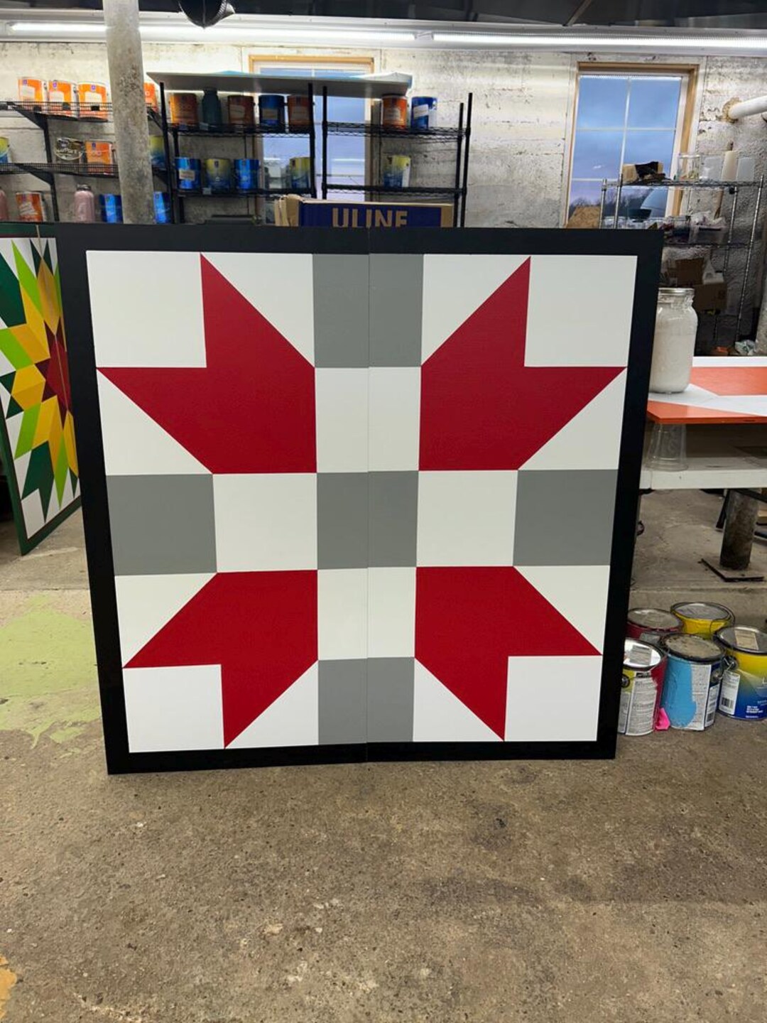 Custom Barn Quilt, Large Handmade MDO Wall Decor, Outdoor/indoor - Etsy