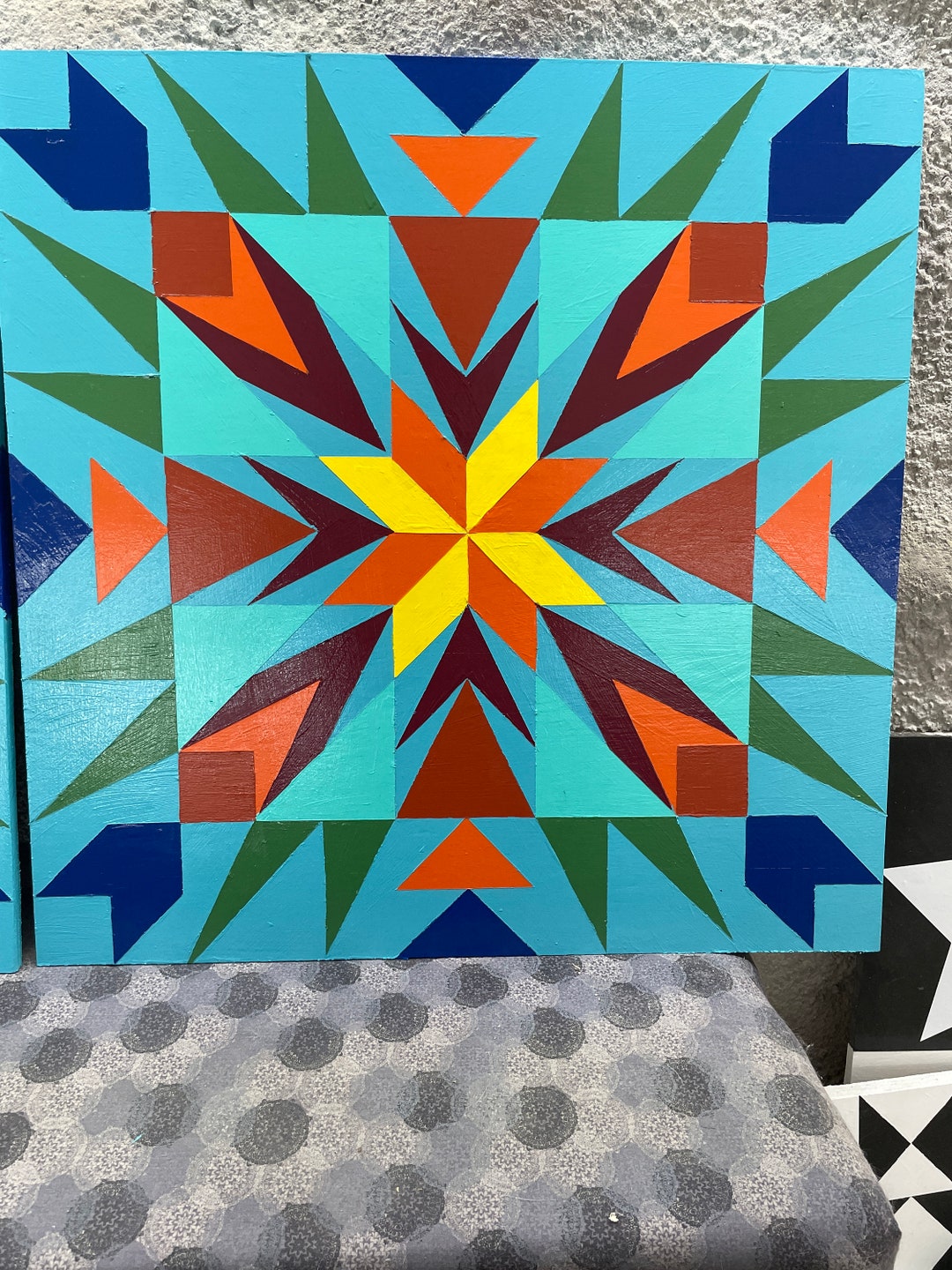 Barn Quilt, Barn Quilts, Handmade, Customizable, Indoor/outdoor, Star ...