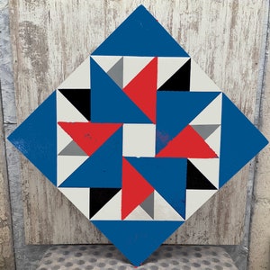 Barn Quilt Handmade Cross Barn Quilt Customizable MDO - Etsy