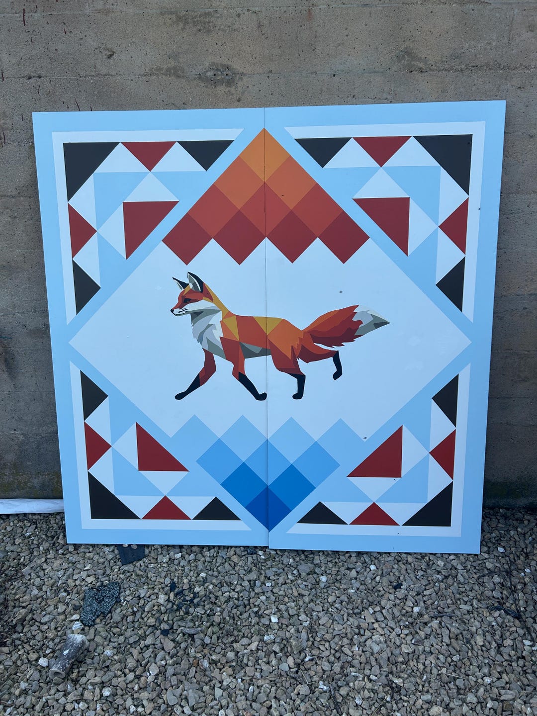 Custom Large Barn Quilt: Handmade MDO Exterior Art, Indoor/outdoor - Etsy