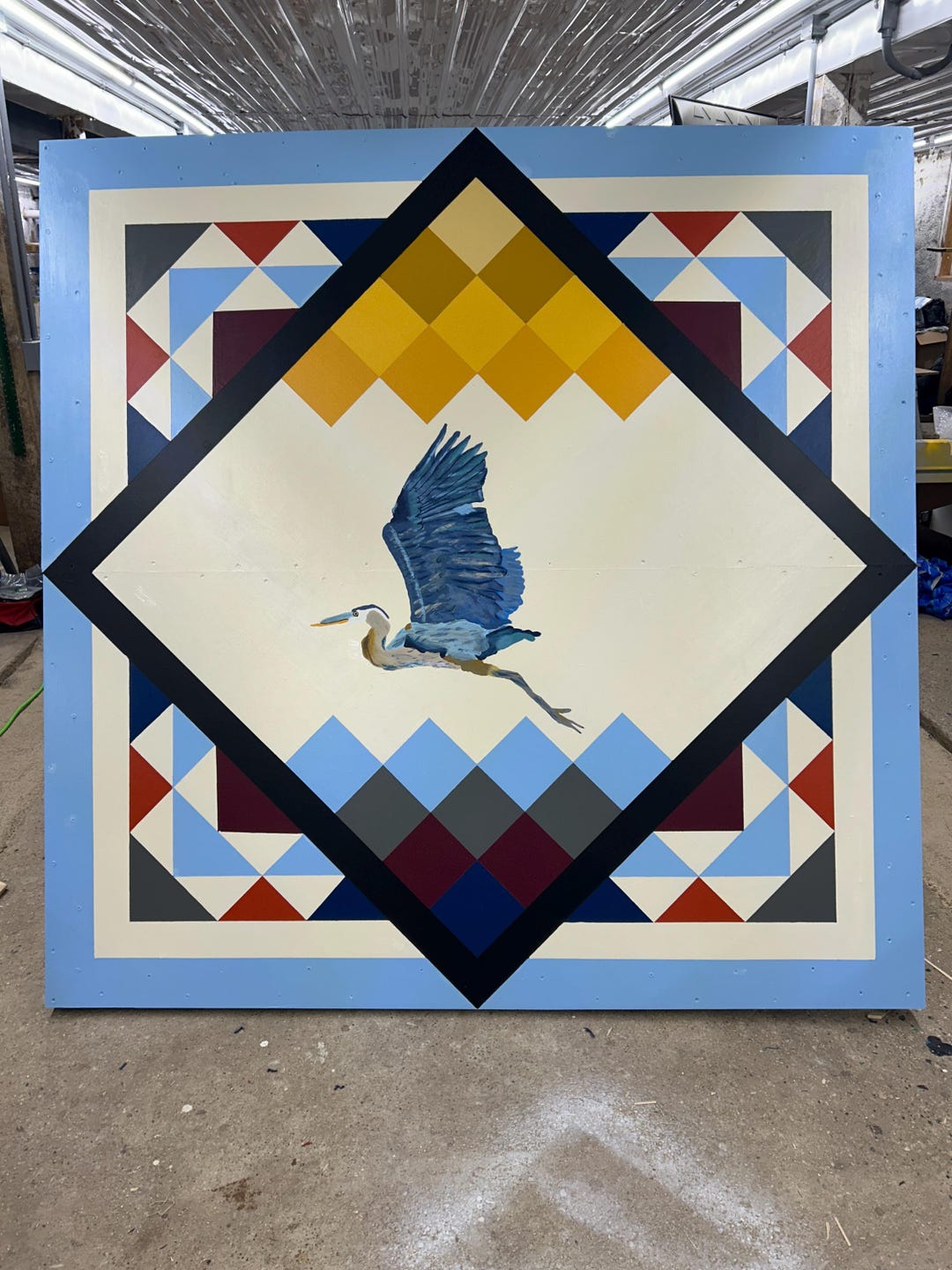 Custom Large Barn Quilt, Handmade, Outdoor/indoor, MDO, Exterior Paint ...