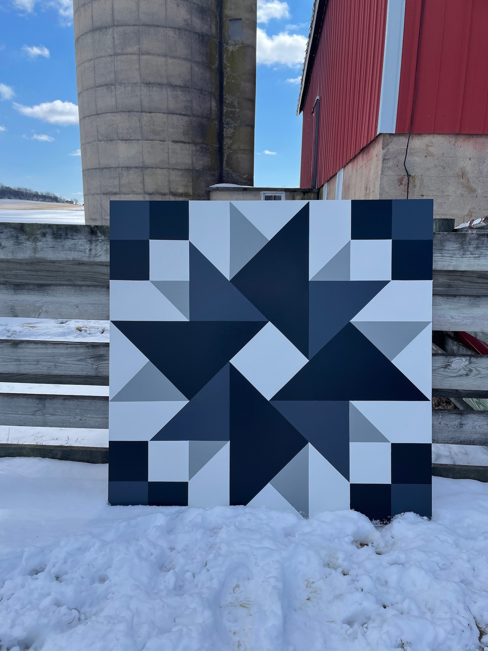 Barn Quilt, Handmade, Cross Barn Quilt, Customizable, MDO, Exterior ...