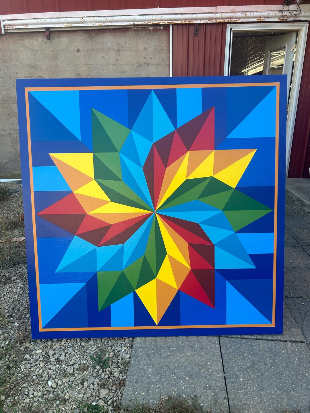 Custom Large Barn Quilt, Handmade, Outdoor/indoor, MDO, Exterior Paint ...