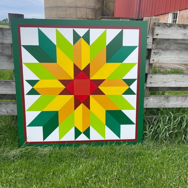 Sunflower Barn Quilt - Etsy