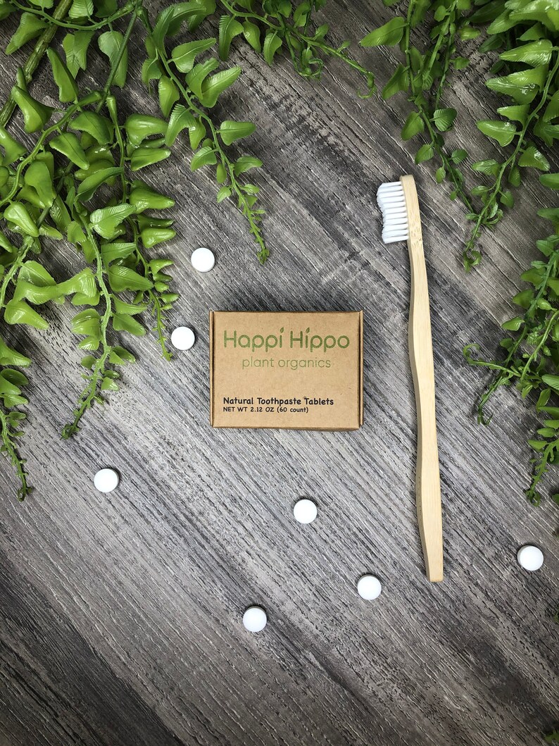 Zero Waste Mint Toothpaste Tablets Plastic Free Toothpaste - Etsy