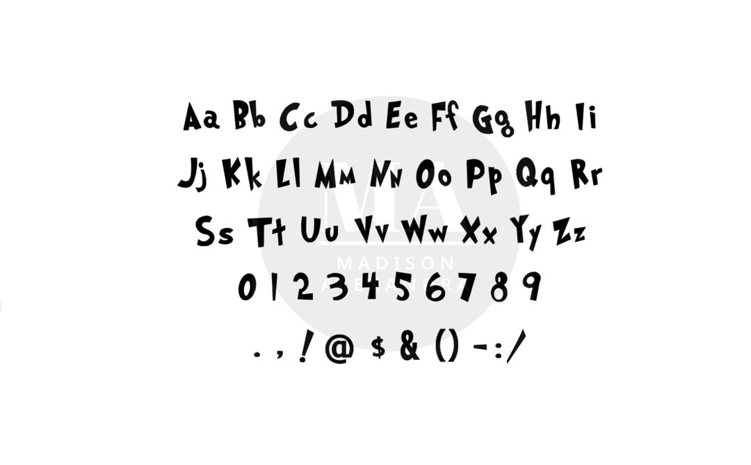 Dr. Seuss Font OTF File for Cricut Design Space Cutting Fun Font Text ...