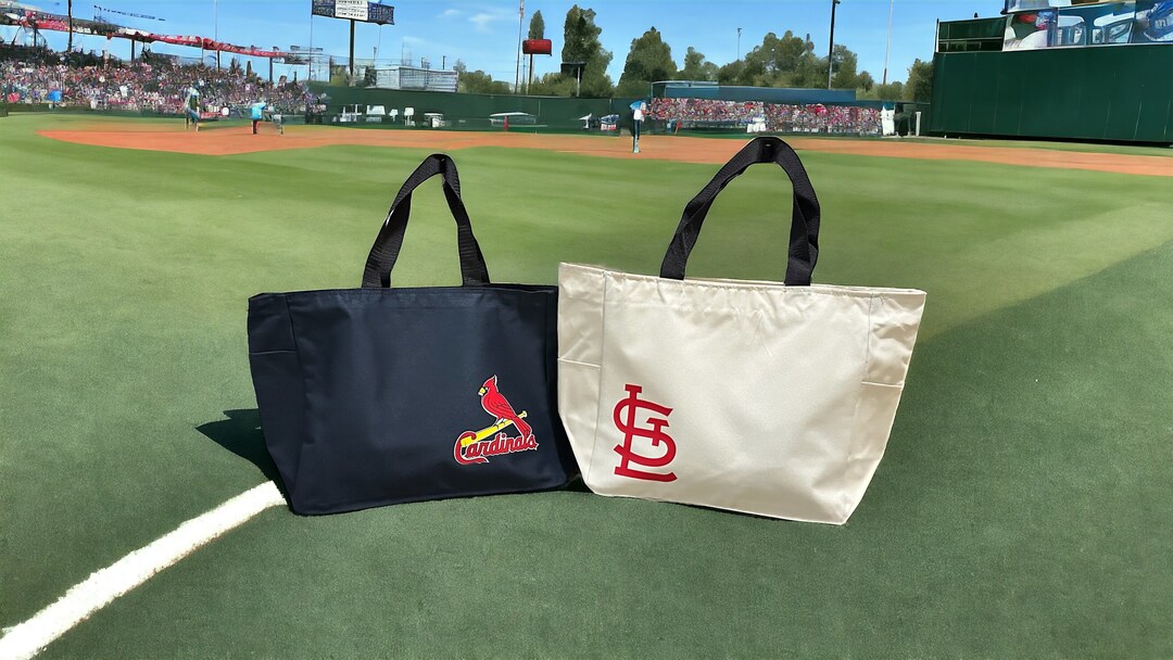 Personalized St. Louis Cardinals Tote Bags Custom Cardinals Zipper Tote ...