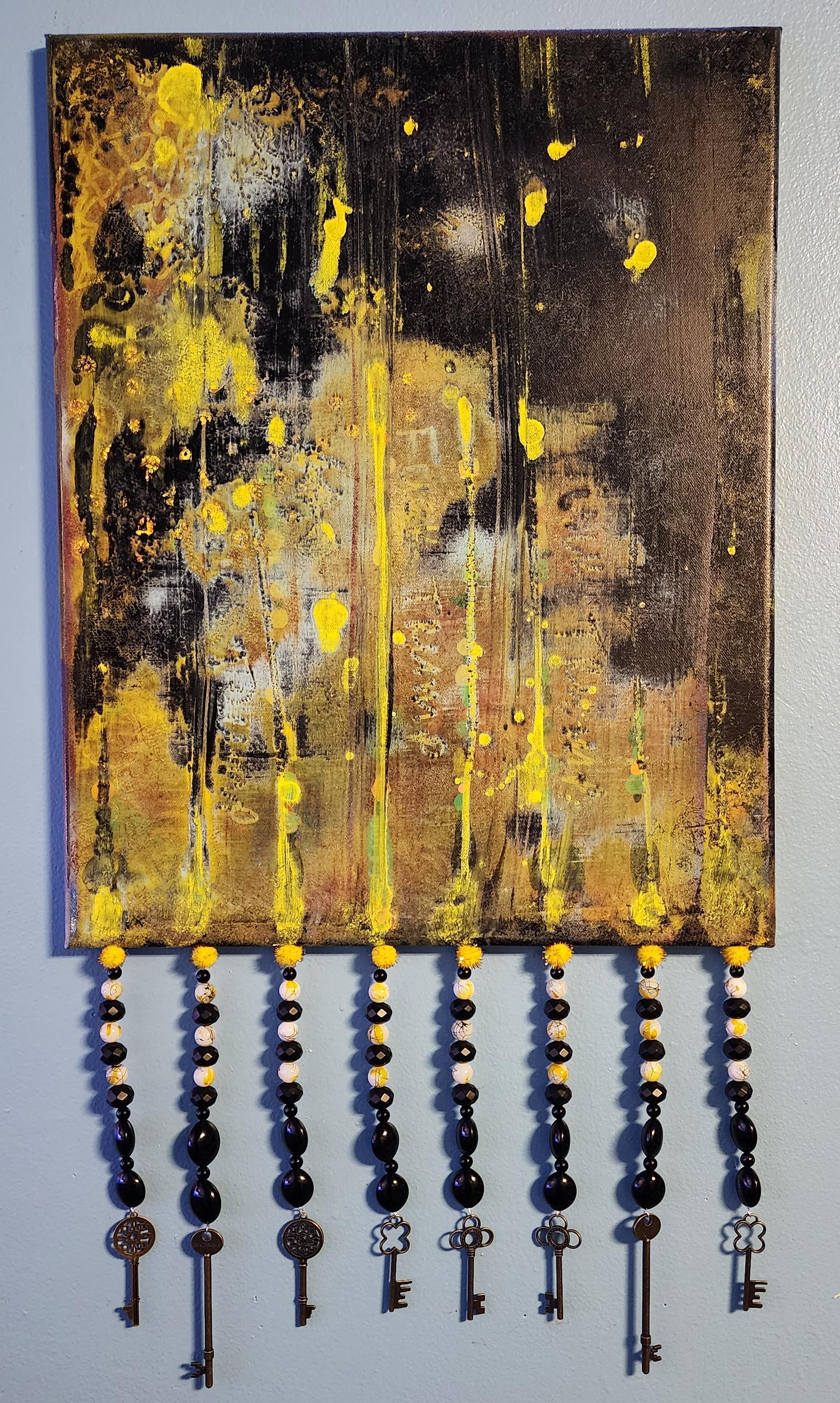 Key to Resistance-painting With Curated Beads&charms - Etsy