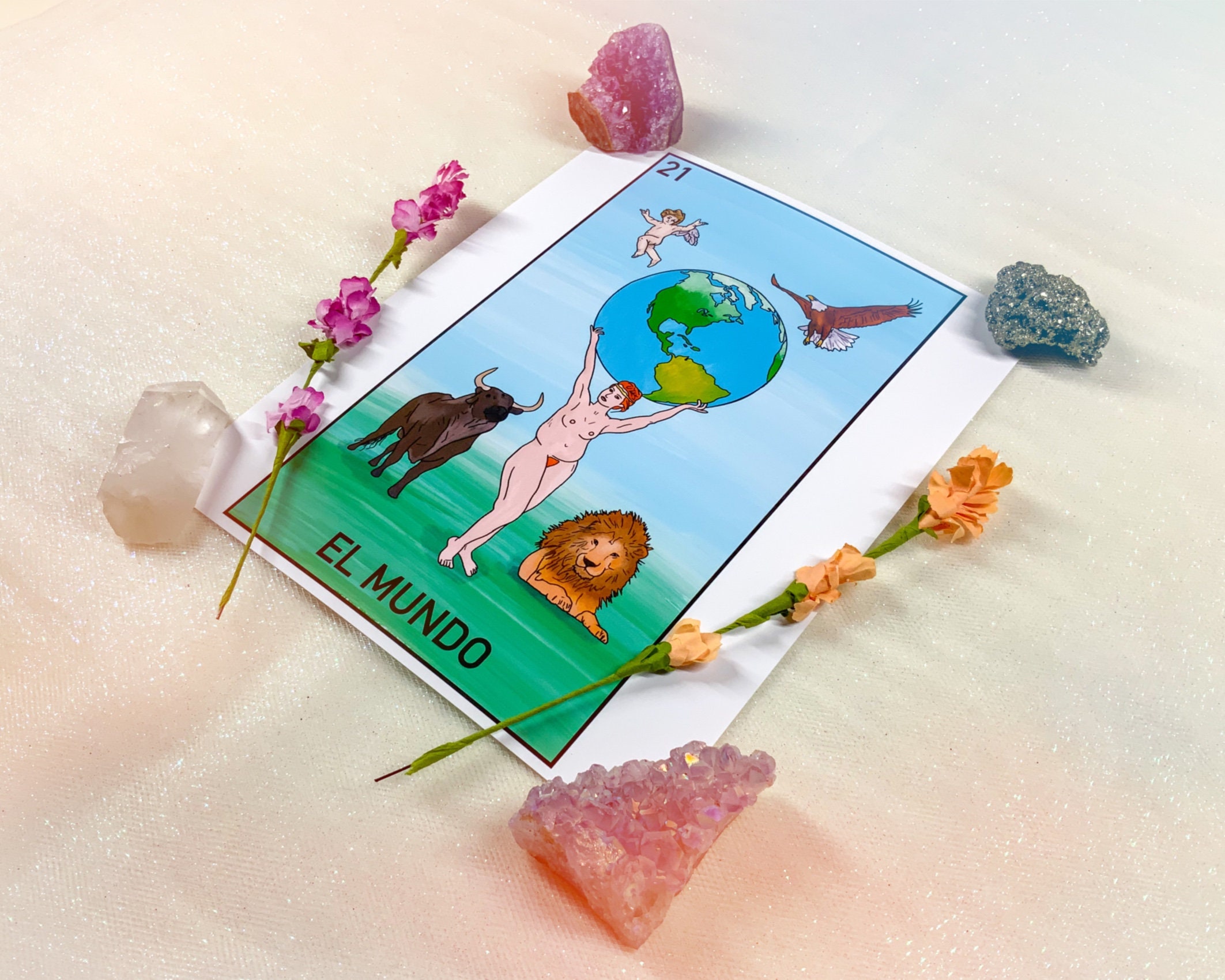 Carta del Tarot de El Mundo Descarga Digital | Etsy