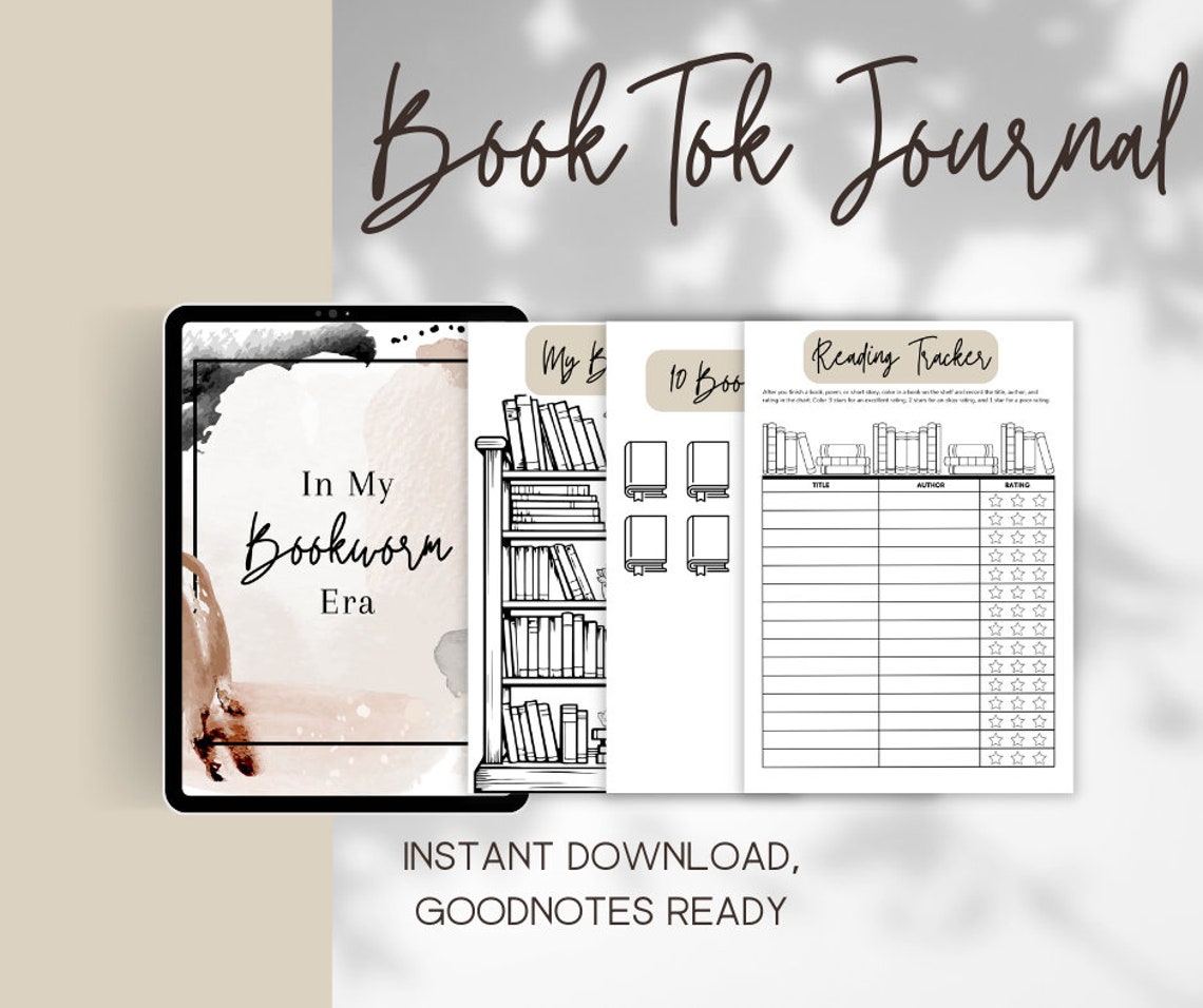 Reading Journal, Spicy Reading Journal, Digital Journal, Printable Journal, Booktok Journal ...