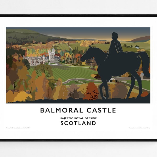 Scotland Castle Poster - Etsy