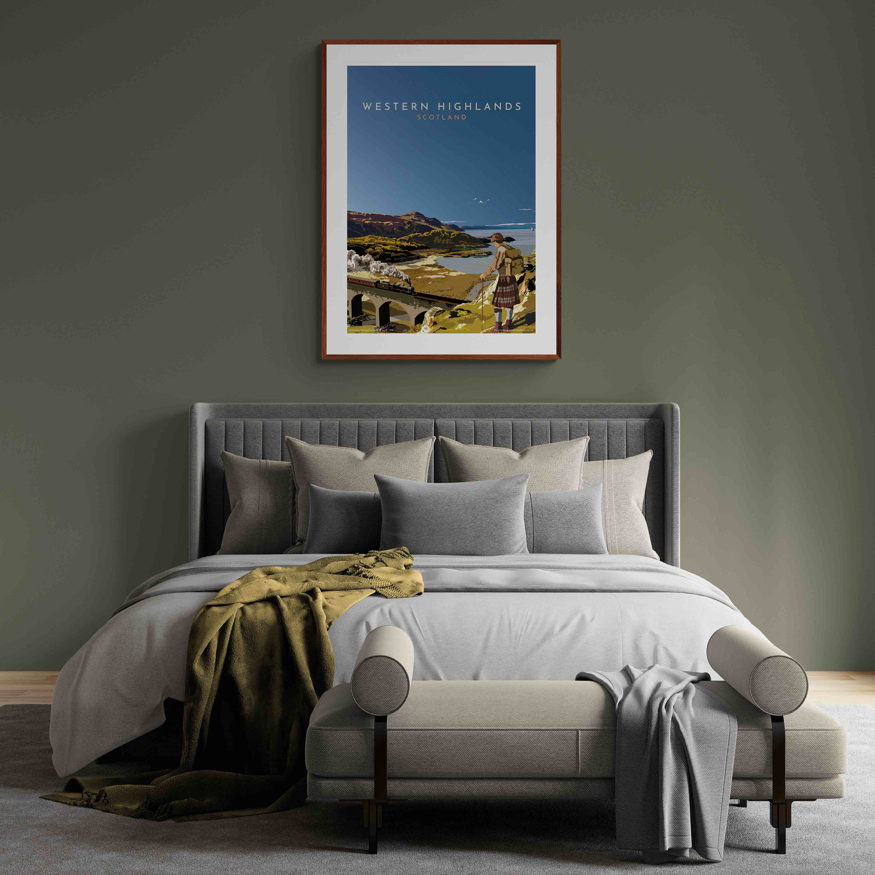 Loch Nan Uamh Viaduct Jacobite Steam Train Scotland Rail Travel Prints ...