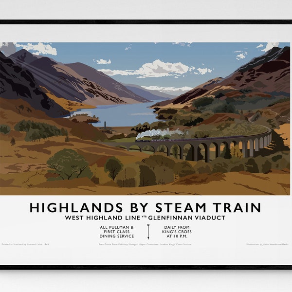 Train Poster - Etsy