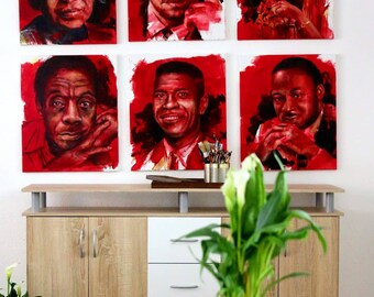 HISTORIX Vintage 1963 Civil Rights Leaders Photo Print the Head of the ...