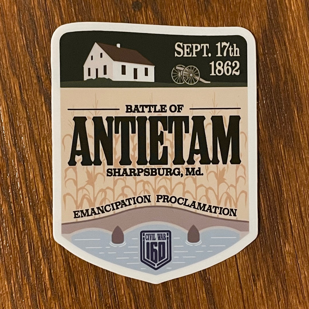 Battle of Antietam Vinyl Sticker - Etsy