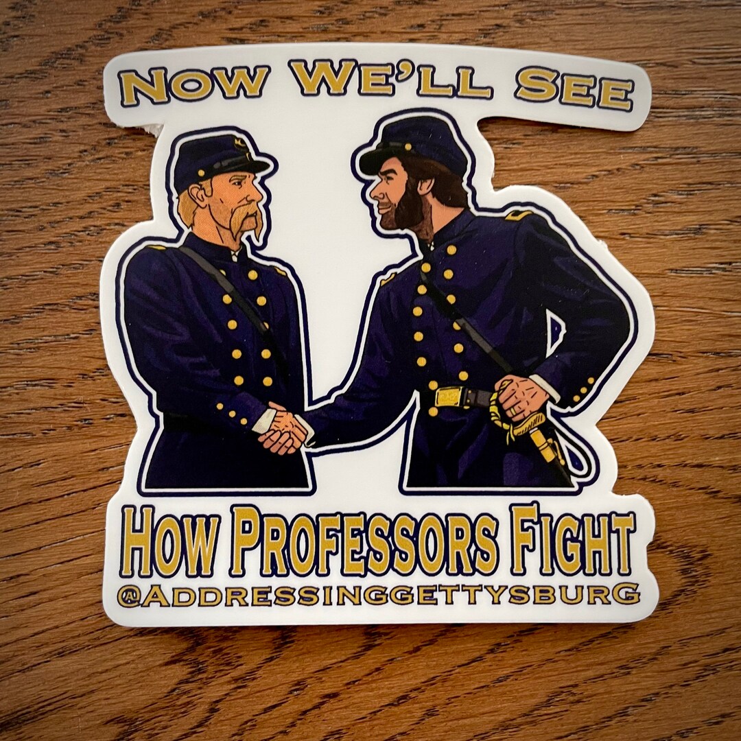 Gettysburg Movie Vinyl Sticker Chamberlain & Vincent - Etsy