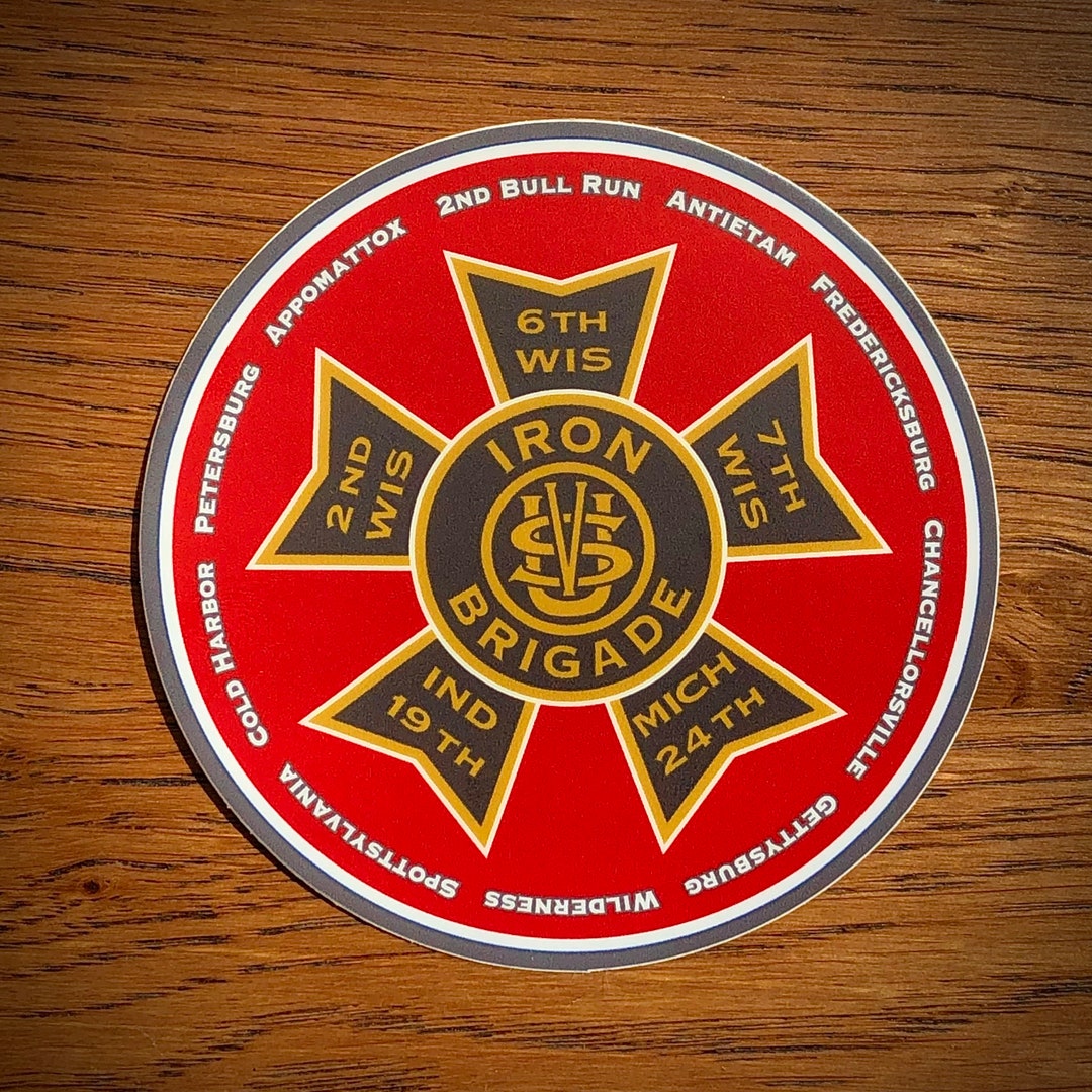 Civil War Iron Brigade Vinyl Sticker - Etsy