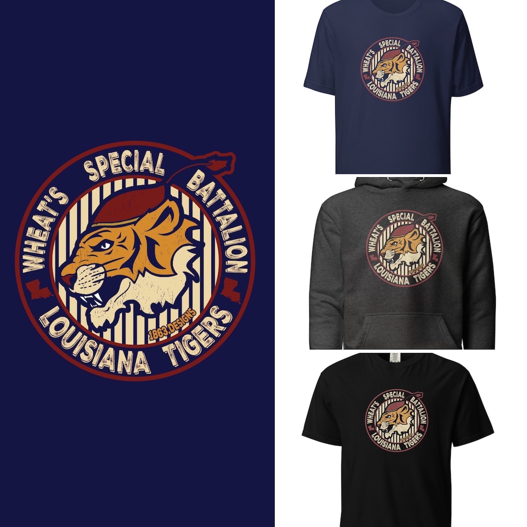 Civil War Wheat's Louisiana Tigers Apparel - Etsy