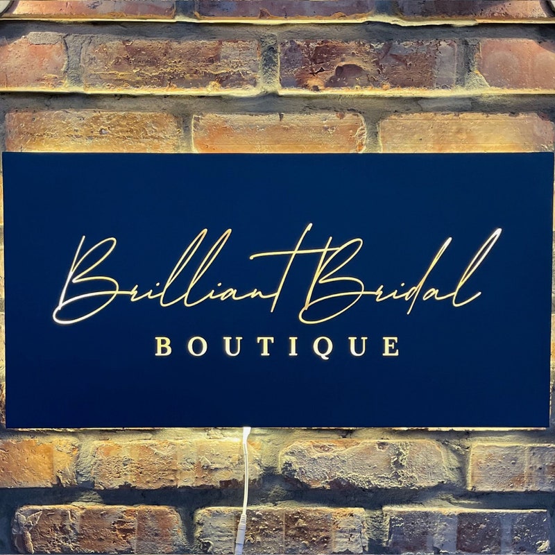 Backlit Wood Sign - Etsy