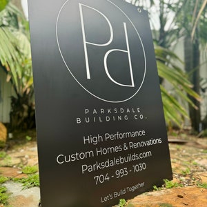 Custom Metal Signs | ACM Vinyl Signs | Printed Business Sign - Etsy