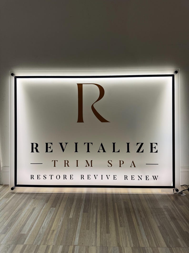 Custom Acrylic 3D Logo Sign | Laser Cut Business Sign - Etsy