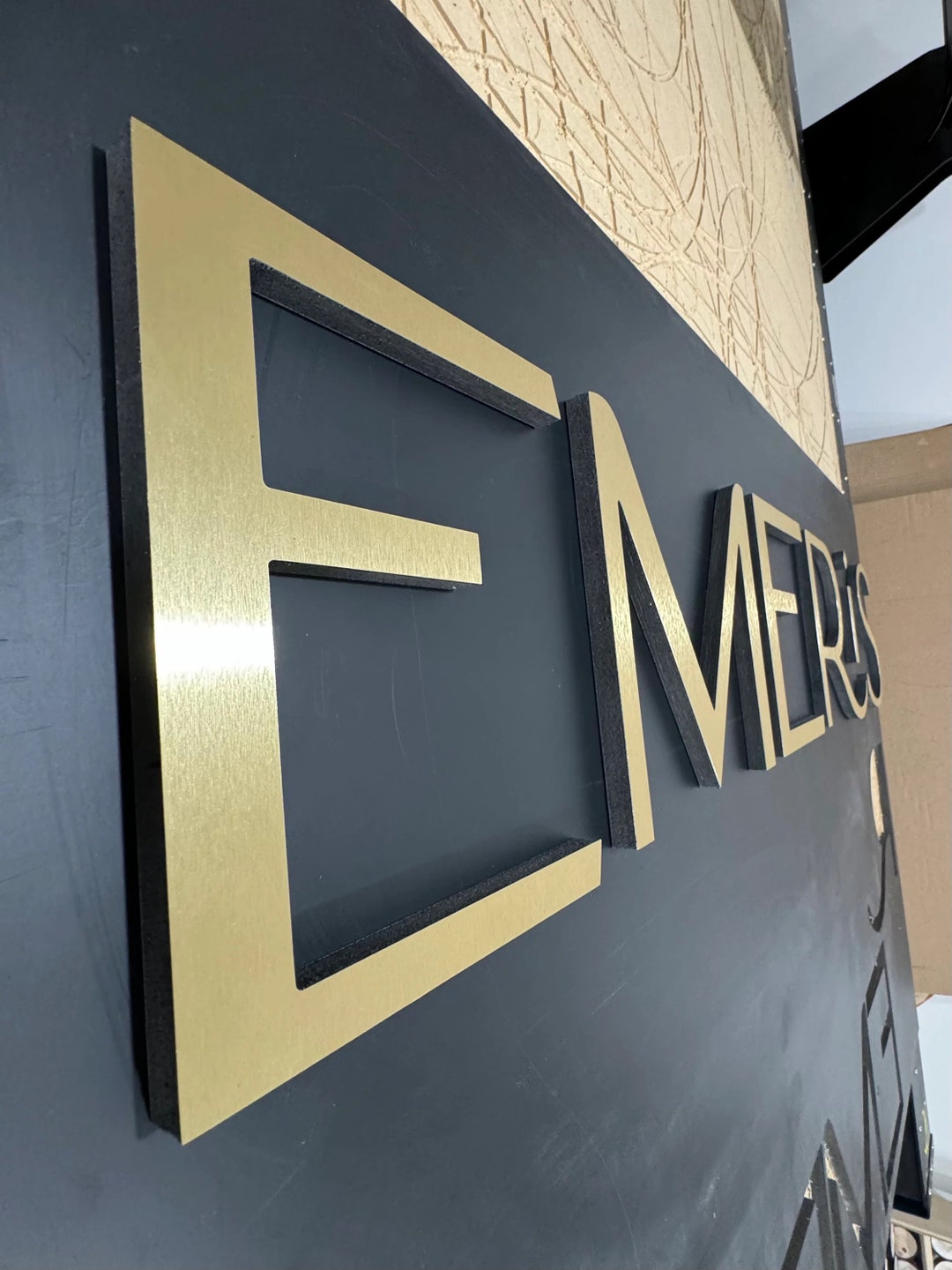 Metal Brushed or Polished Dimensional Letters | Elegant Sign for Your ...