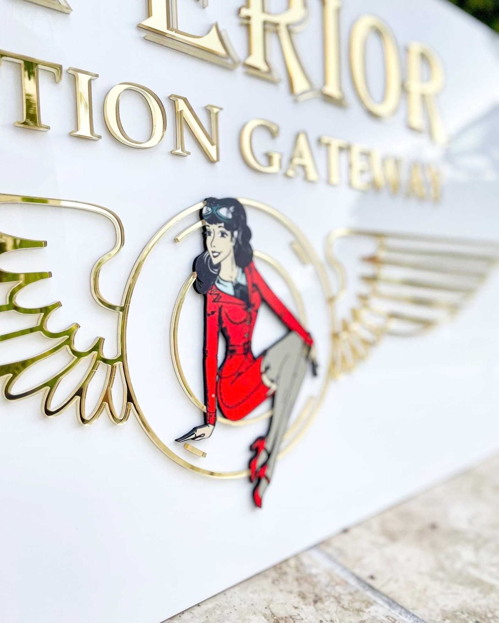 Acrylic Laser Cut 3D Logo Business Logo Sign Custom Sign Custom Acrylic ...