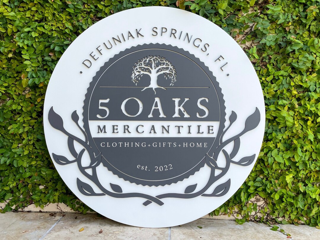 3D Round Logo Sign for Business | Interior Logo Sign | Lobby Sign | 3D ...