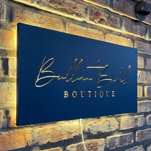 Backlit Custom Logo Sign | Lighted Logo Sign | 3D Acrylic Logo Sign ...