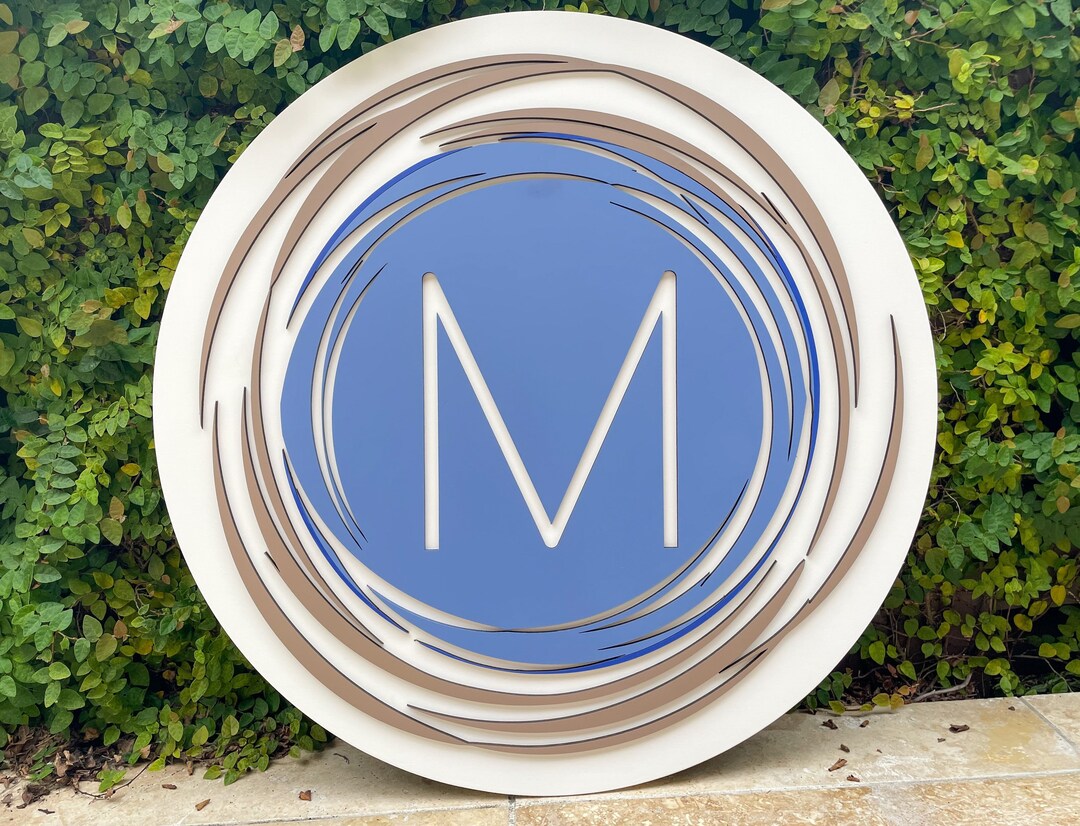 3D Round Logo Sign for Business | Interior Logo Sign | Lobby Sign | 3D ...