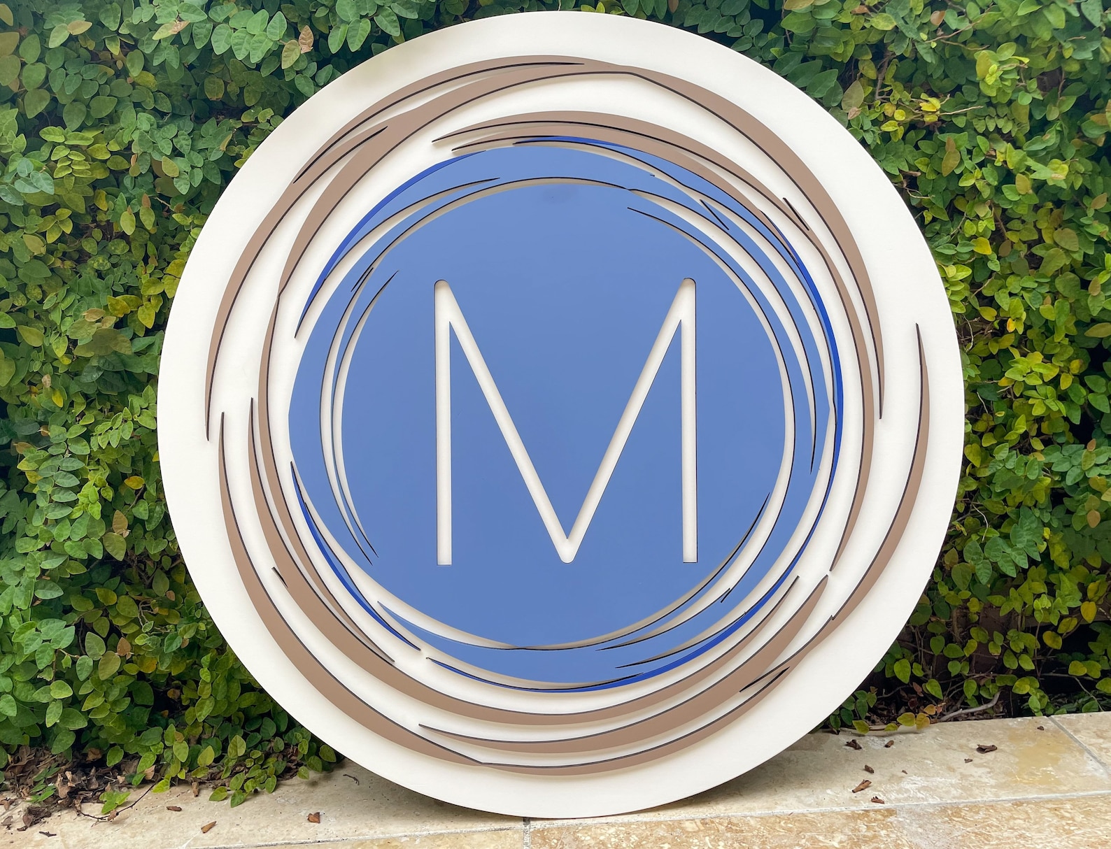 3D Round Logo Sign for Business | Interior Logo Sign | Lobby Sign | 3D ...
